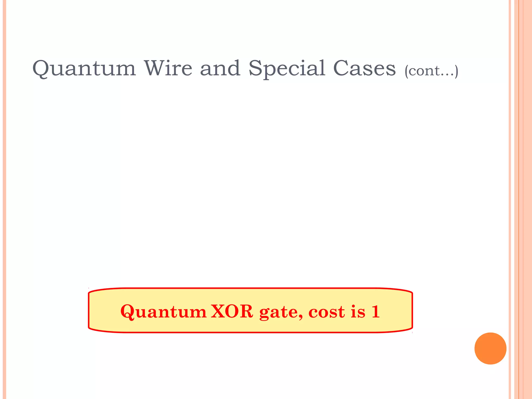 Quantum Cost Calculation Of Reversible Circuit Ppt Programming