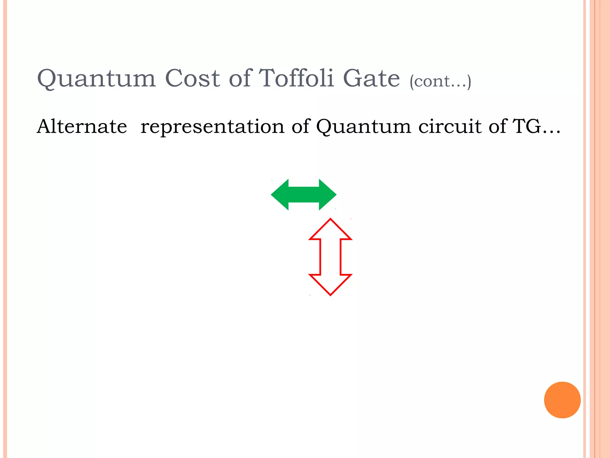 Quantum Cost Calculation Of Reversible Circuit Ppt Programming Languages Computing