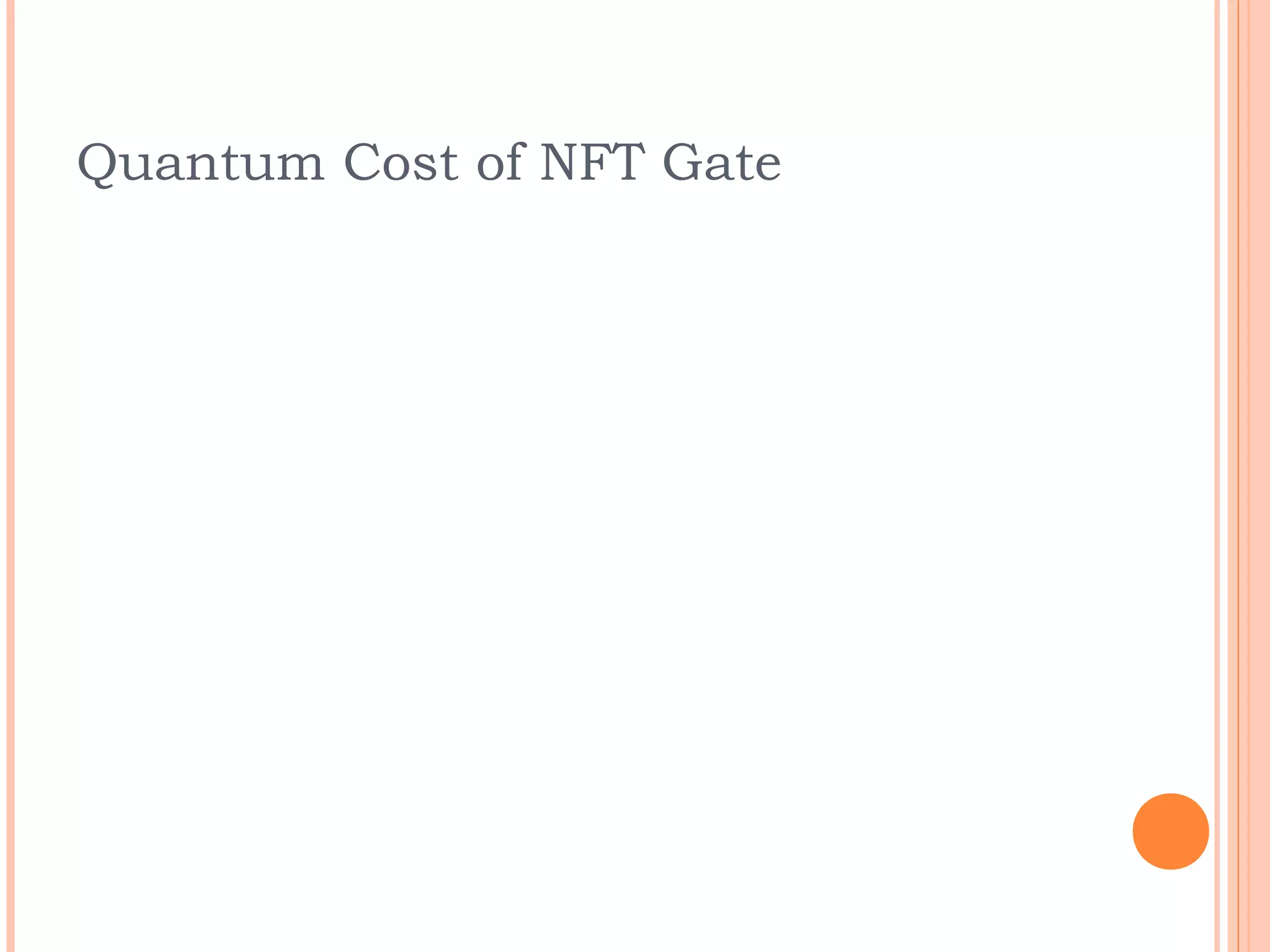 Quantum Cost Calculation Of Reversible Circuit Ppt Programming Languages Computing