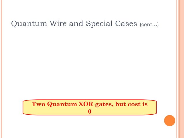 Quantum Cost Calculation Of Reversible Circuit Ppt Programming Languages Computing