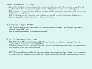 Quantum cryptography a modern cryptographic security | PPT