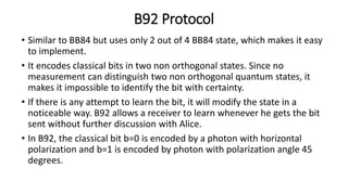 Quantum cryptography | PPTX