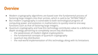 Quantum Cryptography & Key Distribution.pptx