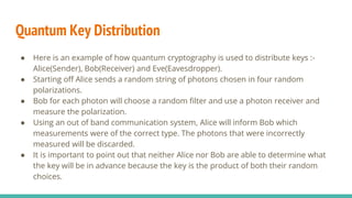 Quantum Cryptography & Key Distribution.pptx