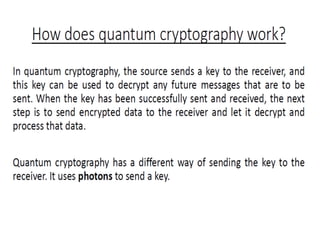 Quantum cryptography 12345678910 lecture | PDF