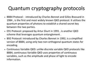 Quantum cryptography 12345678910 lecture | PDF