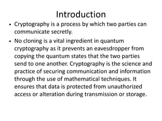 Quantum cryptography 12345678910 lecture | PDF