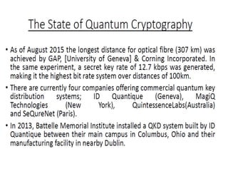 Quantum cryptography 12345678910 lecture | PPT