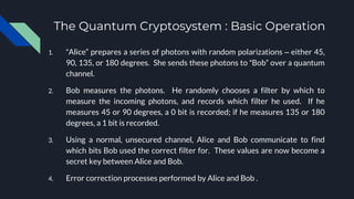 Quantum Cryptography | PPTX
