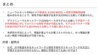 論文紹介資料「Quantum Deep Field : Data-Driven Wave Function ...」 | PPT