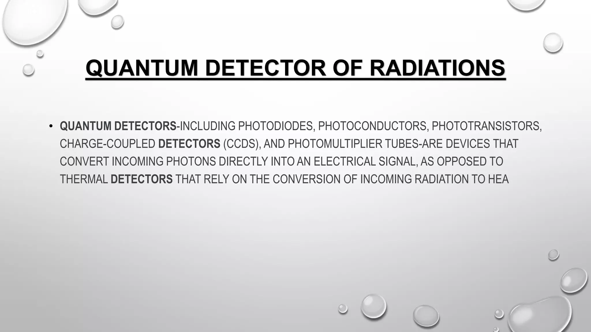 Quantum detector | PPTX