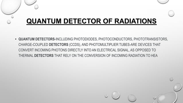 Quantum detector | PPTX