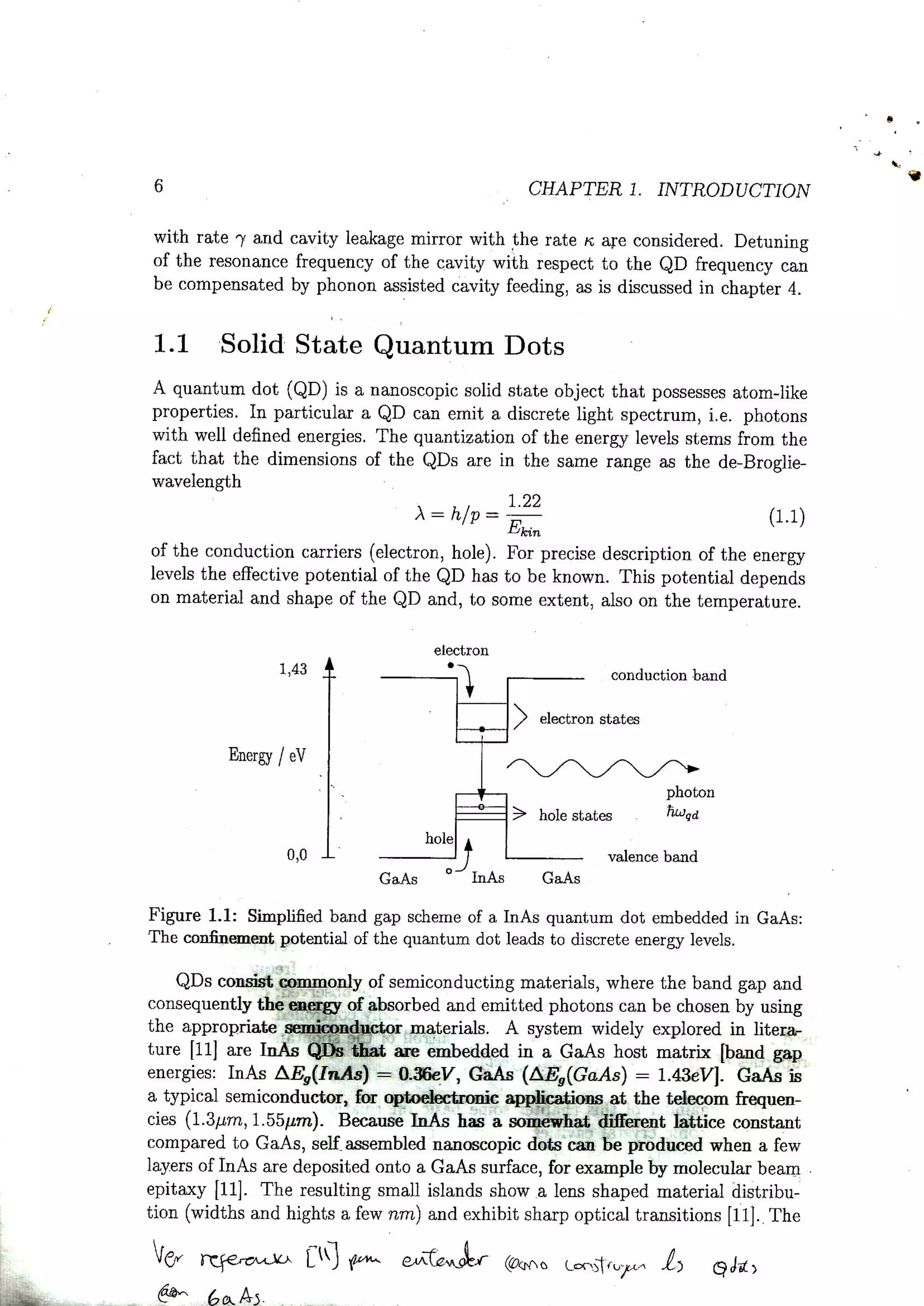 Quantum dot cavity phonon | PDF