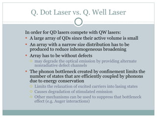 Quantum dot lasers | PPT
