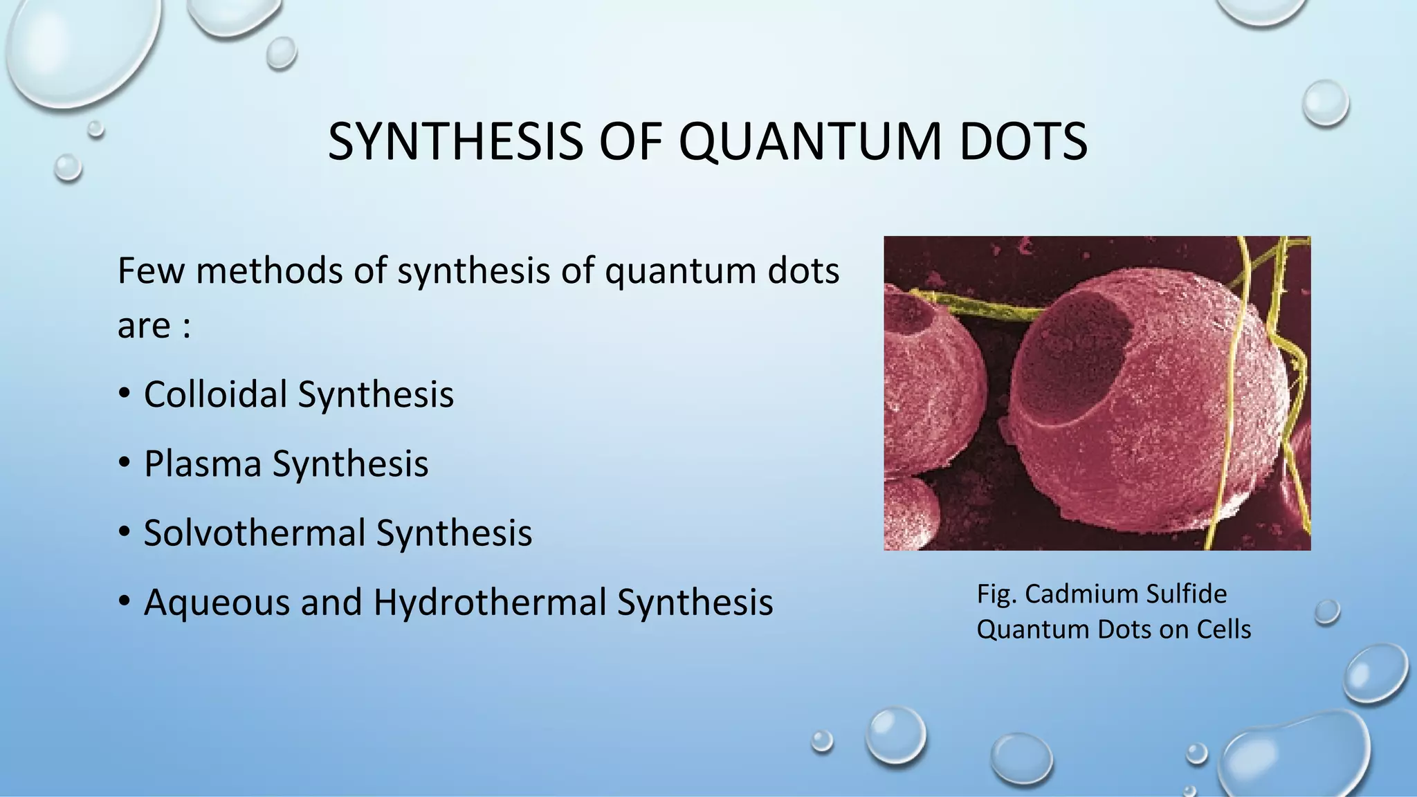 Quantum Dots And Their Properties | PDF | Chemistry | Science