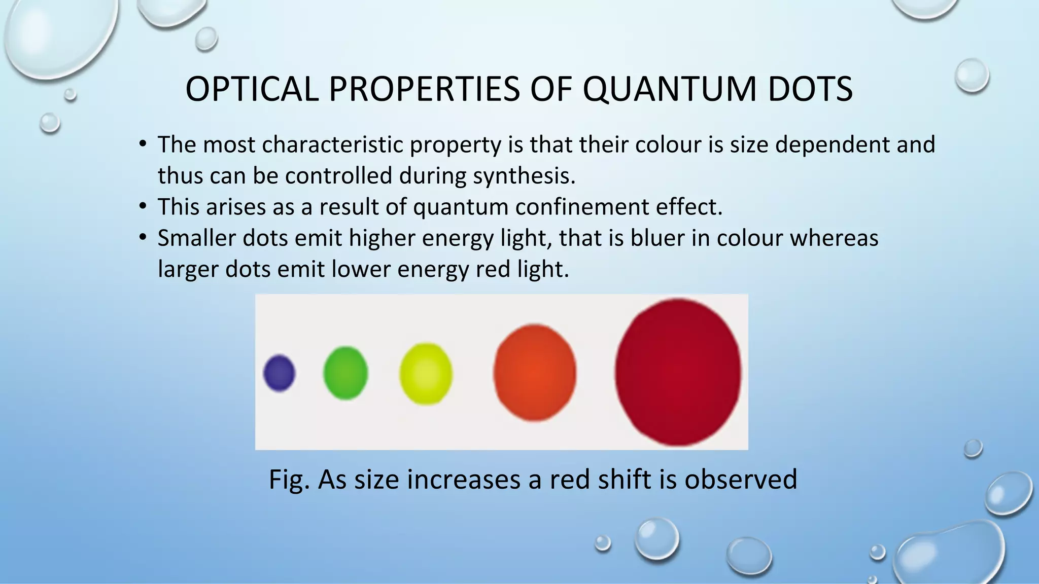 Quantum Dots And Their Properties | PDF