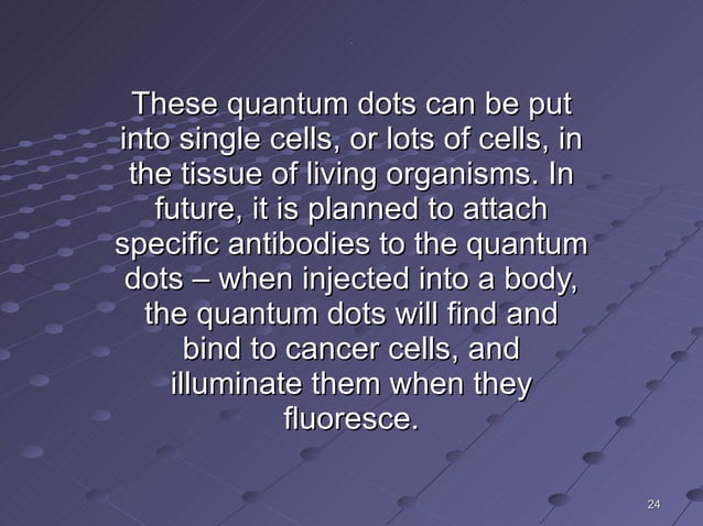 Quantum dots ppt | PPT