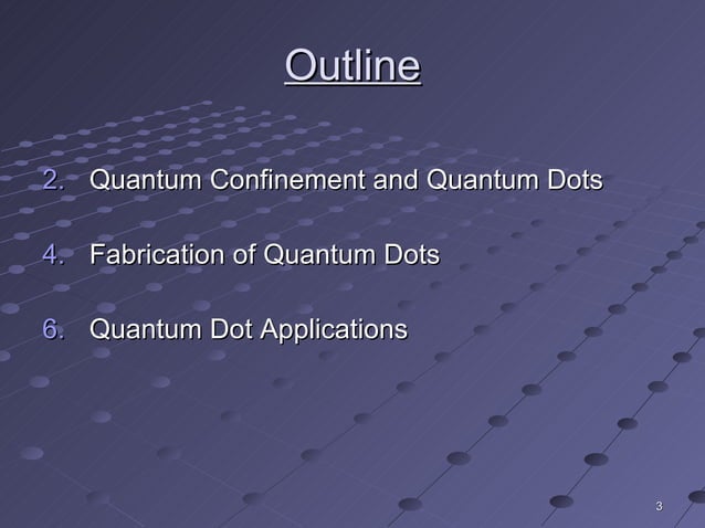 Quantum dots ppt | PPT