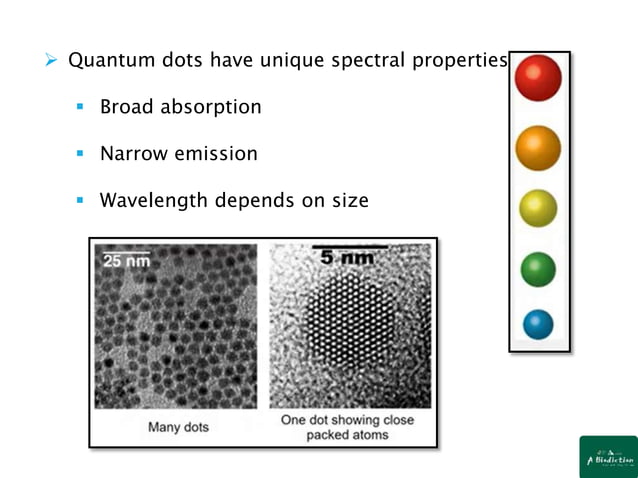 Quantum dots and its Applications | PPTX | Physics | Science