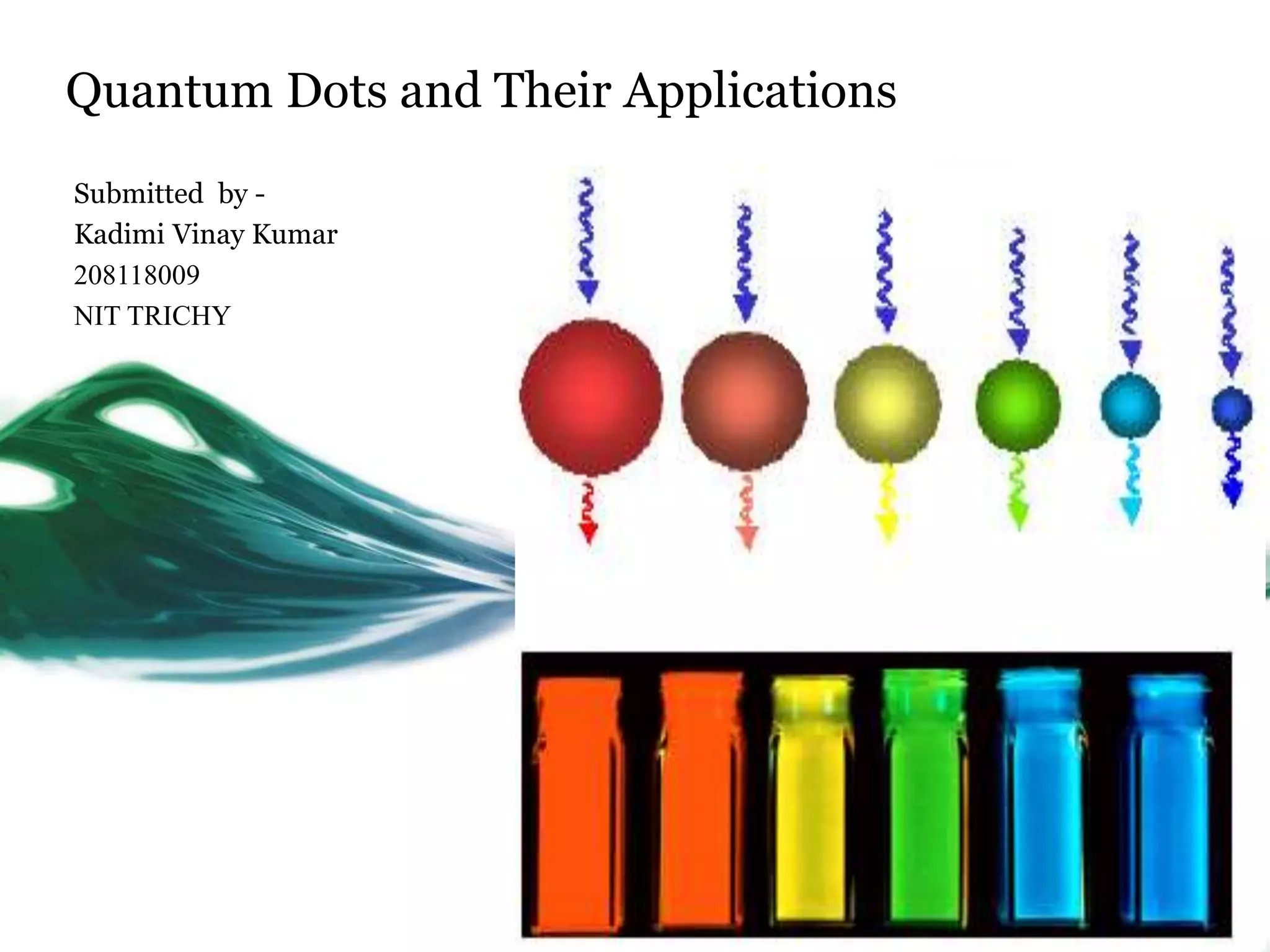 Quantum dots and their applications | PPTX