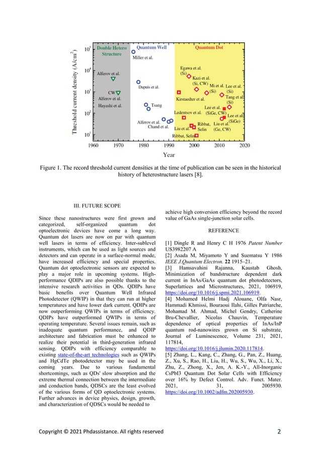 Quantum dots for optoelectronic devices - phdassistance | PDF