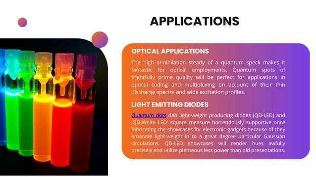 QUANTUM DOTS (QDS) | PPTX | Physics | Science