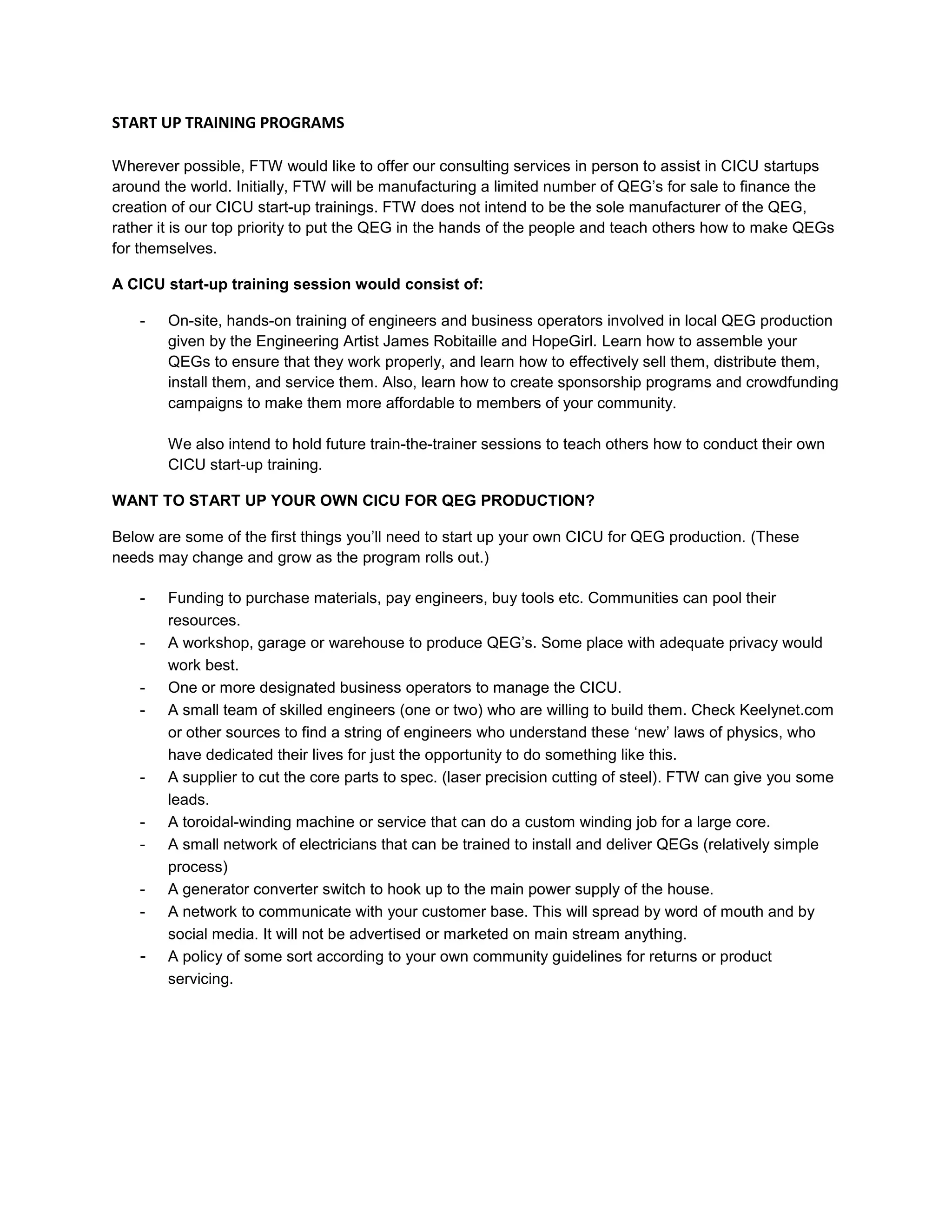 Quantum energy generator (qeg) new paradigm distribution guidelines | PDF