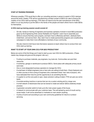 Quantum energy generator (qeg) new paradigm distribution guidelines | PDF