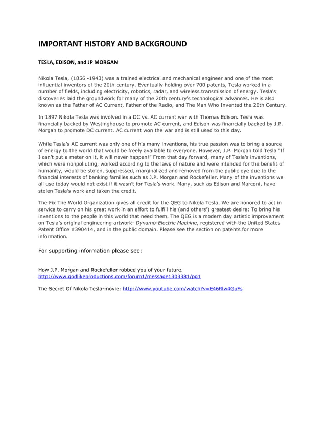 Quantum energy generator (qeg) new paradigm distribution guidelines | PDF