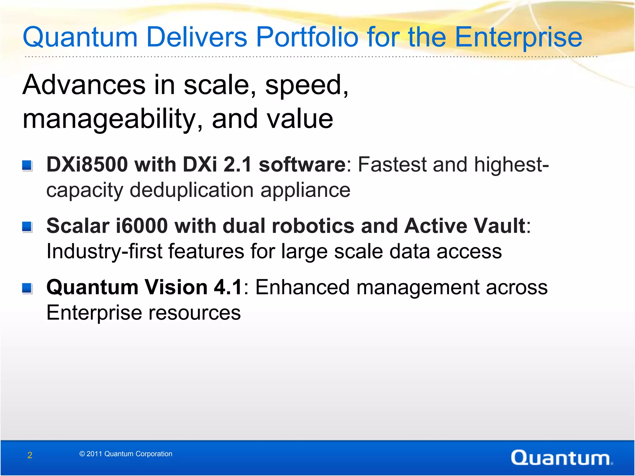 Quantum Enterprise Expansion Product Suite | PPTX