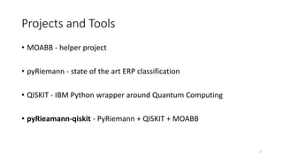 Classification of EEG P300 ERPs using Riemannian Geometry and Quantum Computing | PPTX