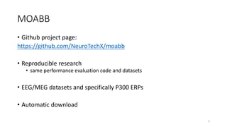 Classification of EEG P300 ERPs using Riemannian Geometry and Quantum Computing | PPTX