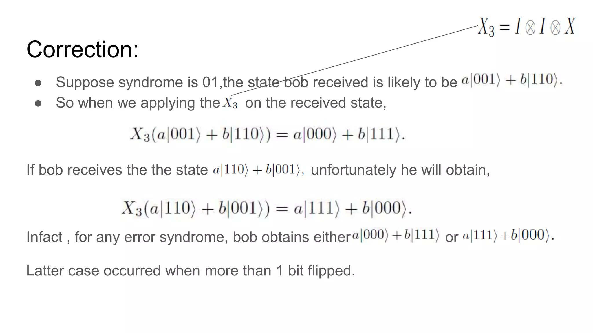 Quantum error correcting codes | PPTX