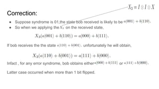 Quantum error correcting codes | PPTX