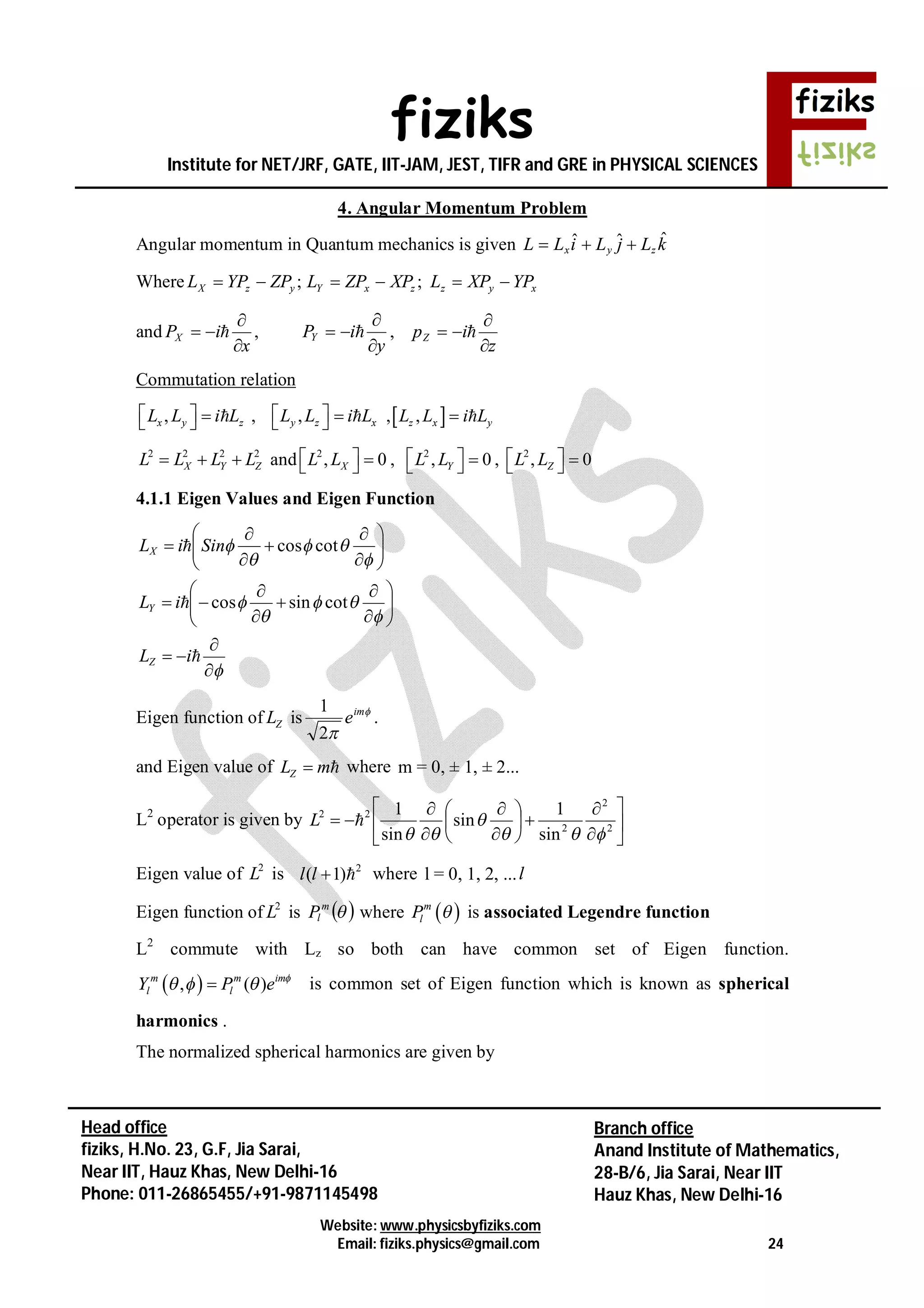 Quantum formula sheet | PDF