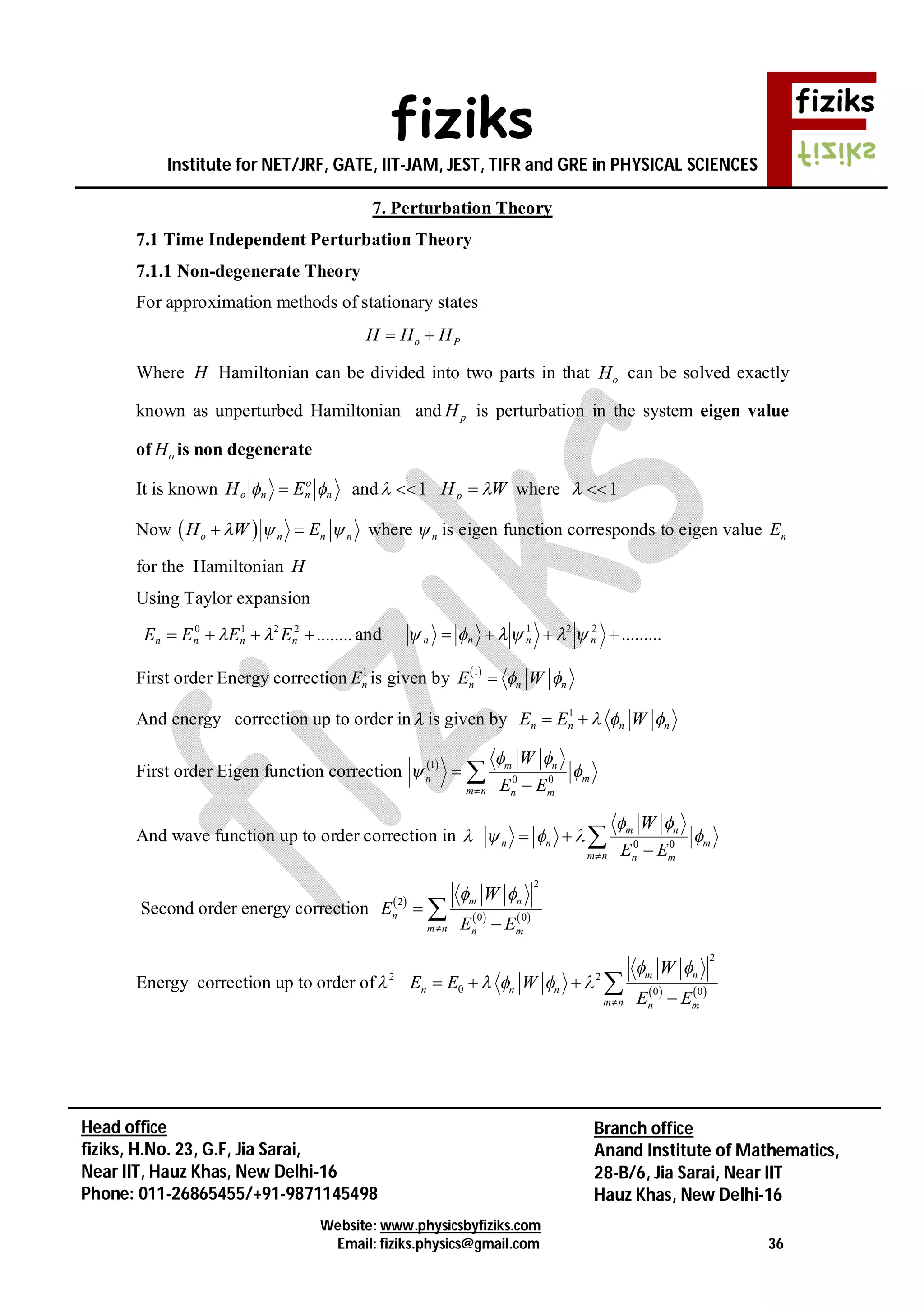 Quantum formula sheet | PDF