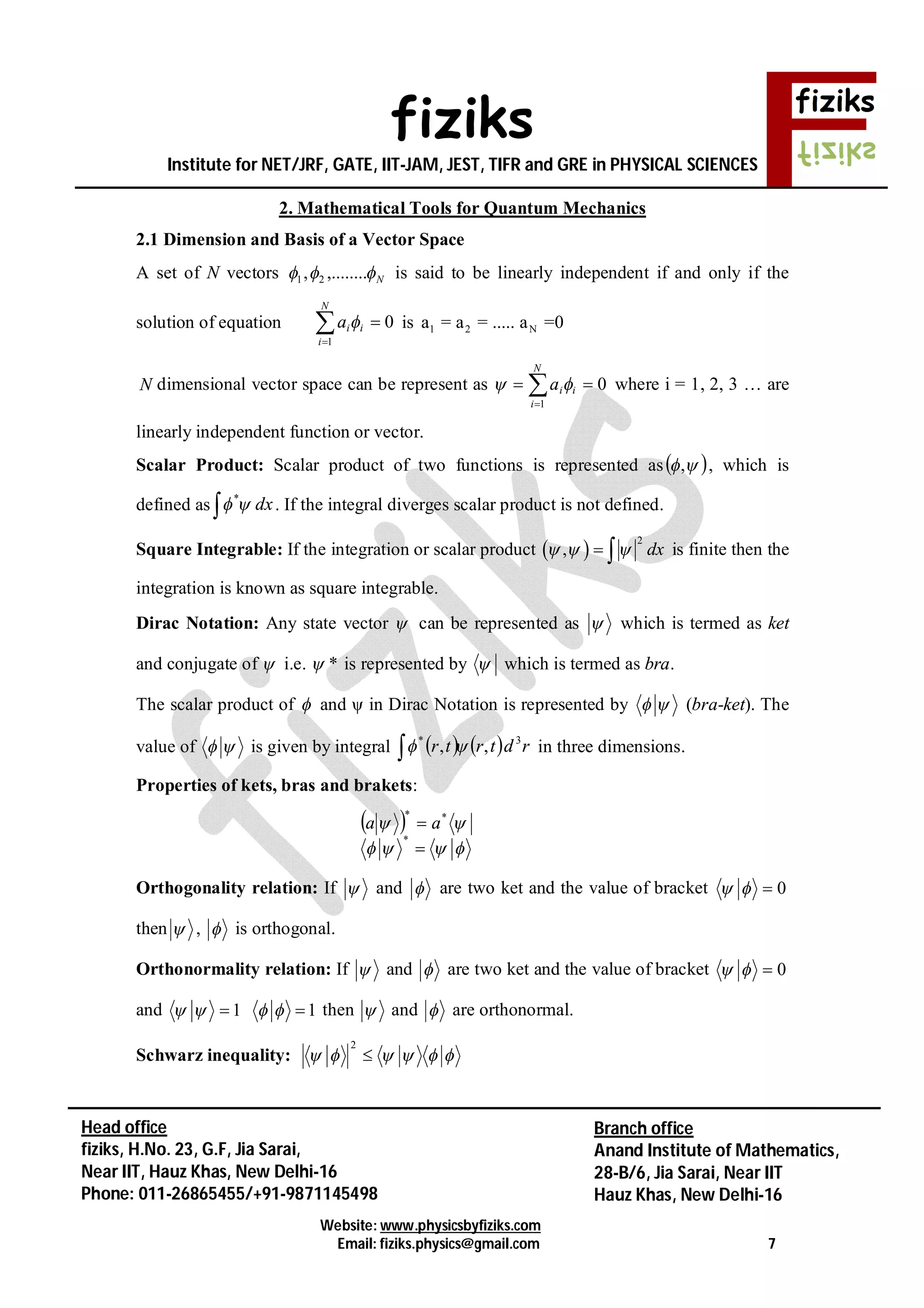Quantum formula sheet | PDF