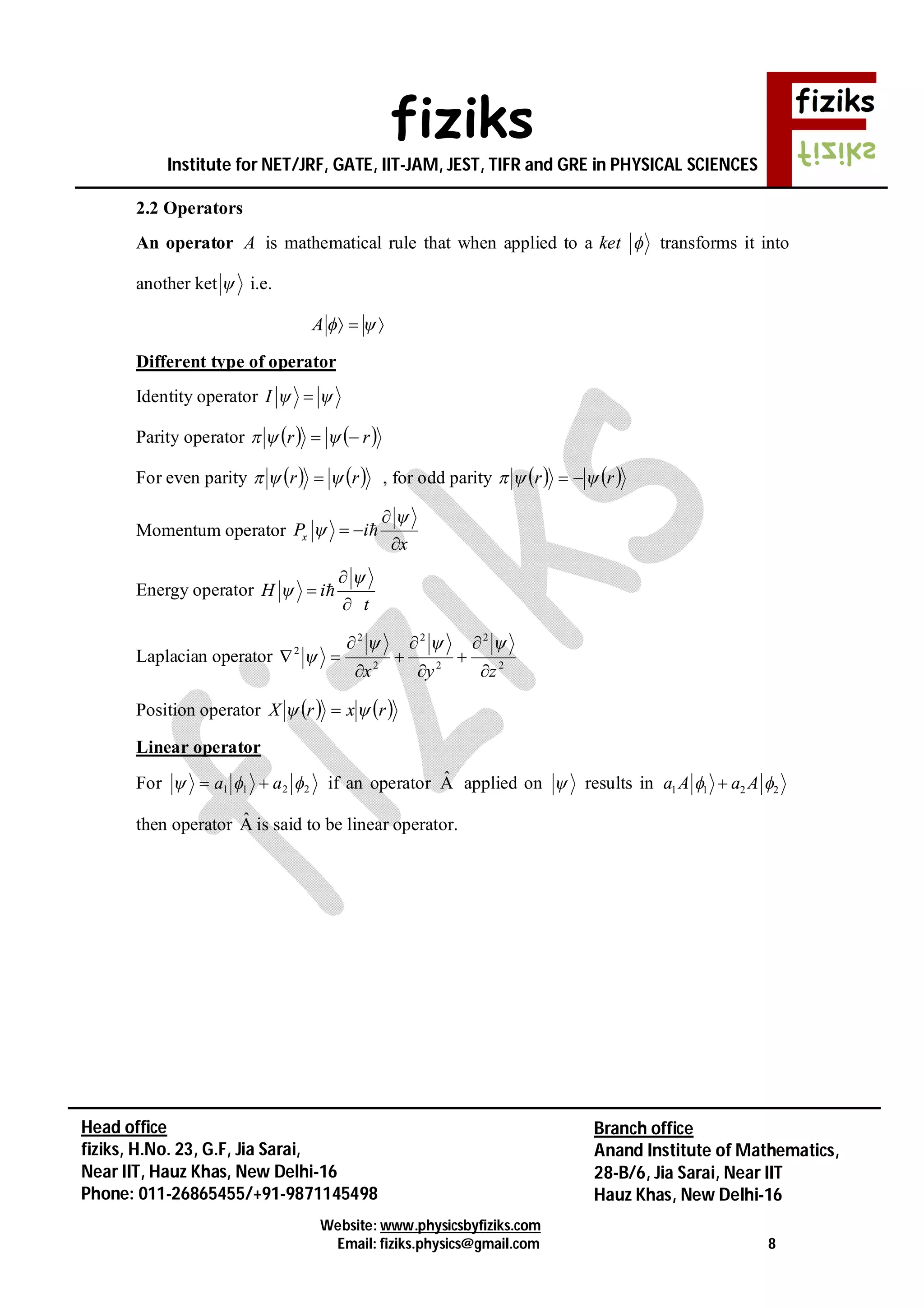 Quantum formula sheet | PDF