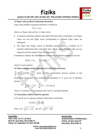 Quantum formula sheet | PDF