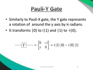 Quantum gates | PPTX
