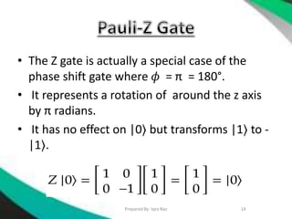 Quantum gates | PPTX