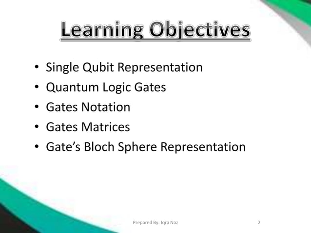 Quantum gates | PPTX