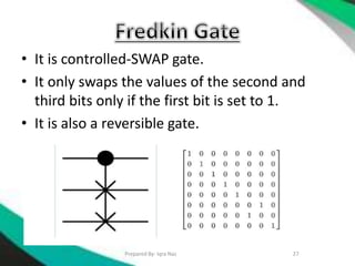Quantum gates | PPTX