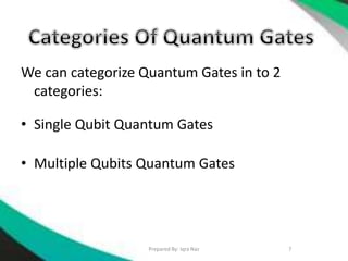 Quantum gates | PPTX
