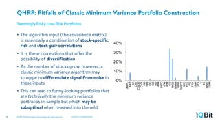"Quantum Hierarchical Risk Parity - A Quantum-Inspired Approach to ...