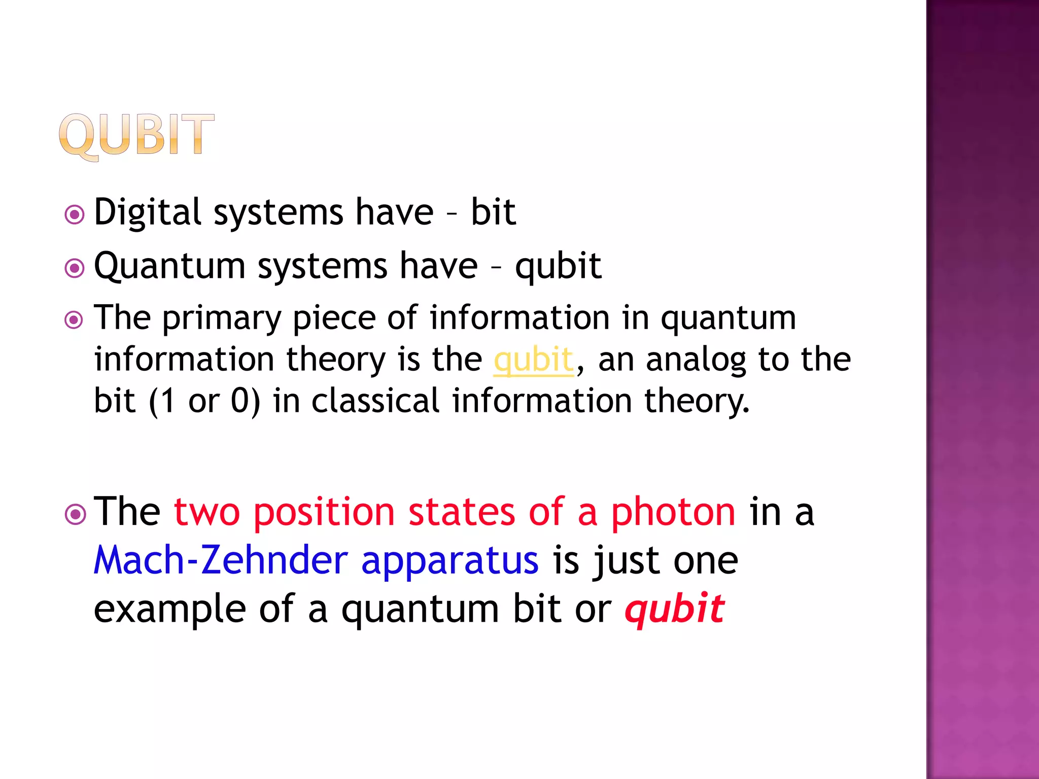 Quantum Information Technology | PPTX
