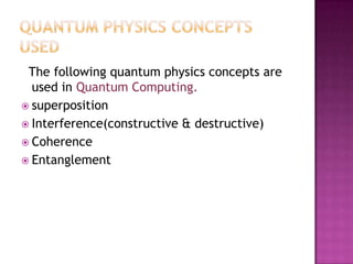Quantum Information Technology | PPTX