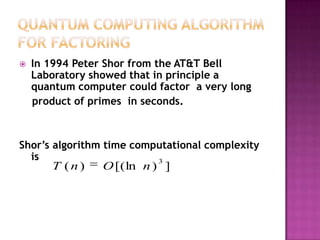 Quantum Information Technology | PPTX
