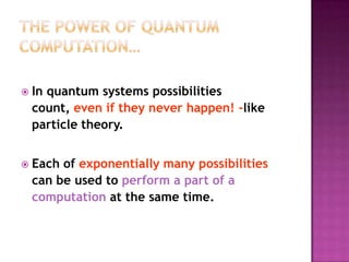 Quantum Information Technology | PPTX