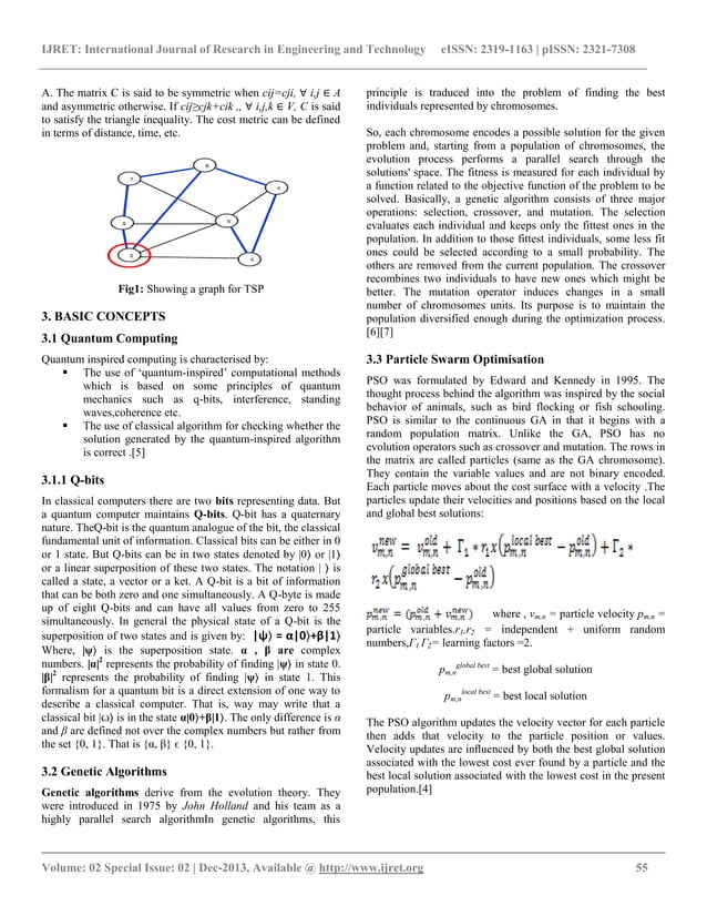Quantum inspired evolutionary algorithm for solving multiple travelling salesman problem | PDF